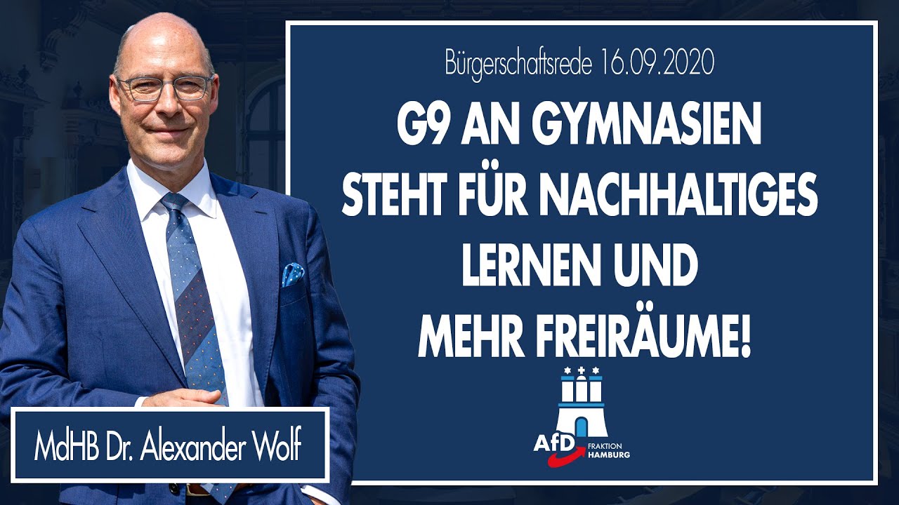 G9 an Gymnasien steht für nachhaltiges Lernen und mehr Freiräume -Dr ...